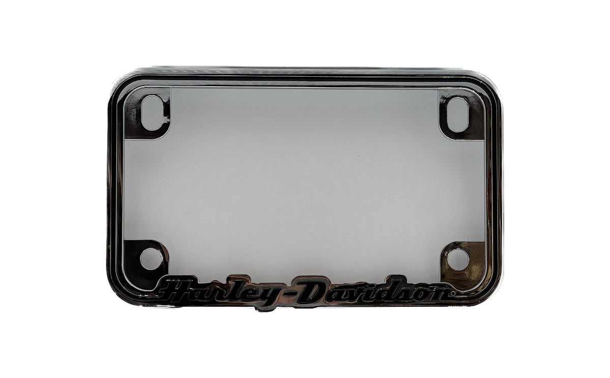 Script Motorcycle License Plate Frame – Z&M Harley-Davidson